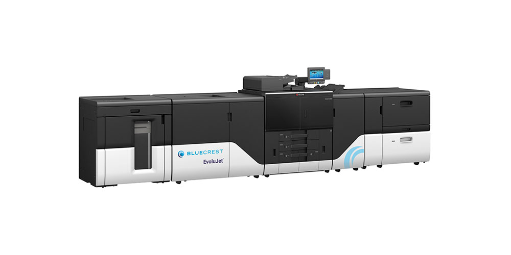 BlueCrest | EvoluJet production printer - sheet-fed