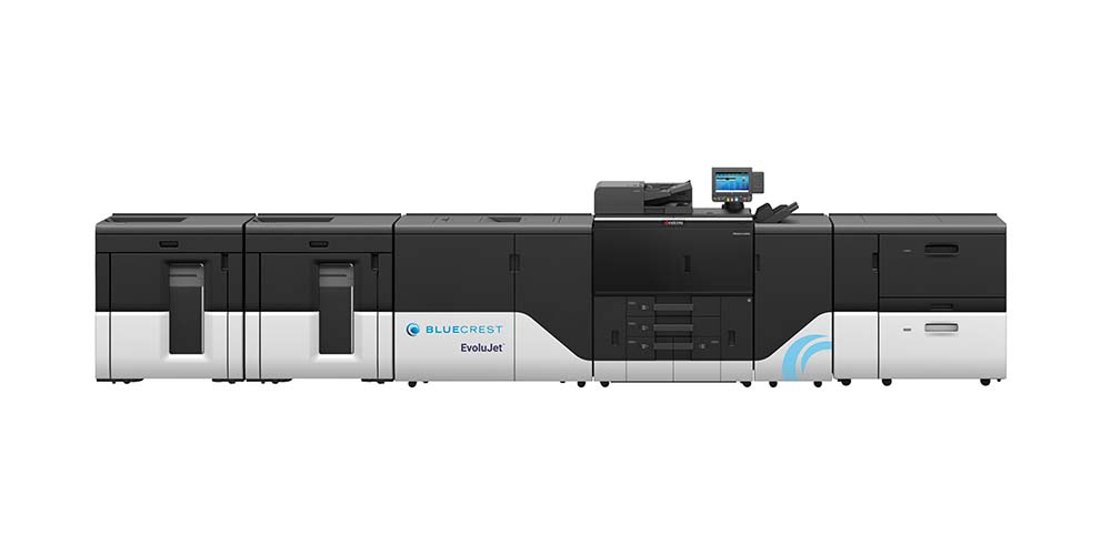 BlueCrest | EvoluJet production printer - sheet-fed